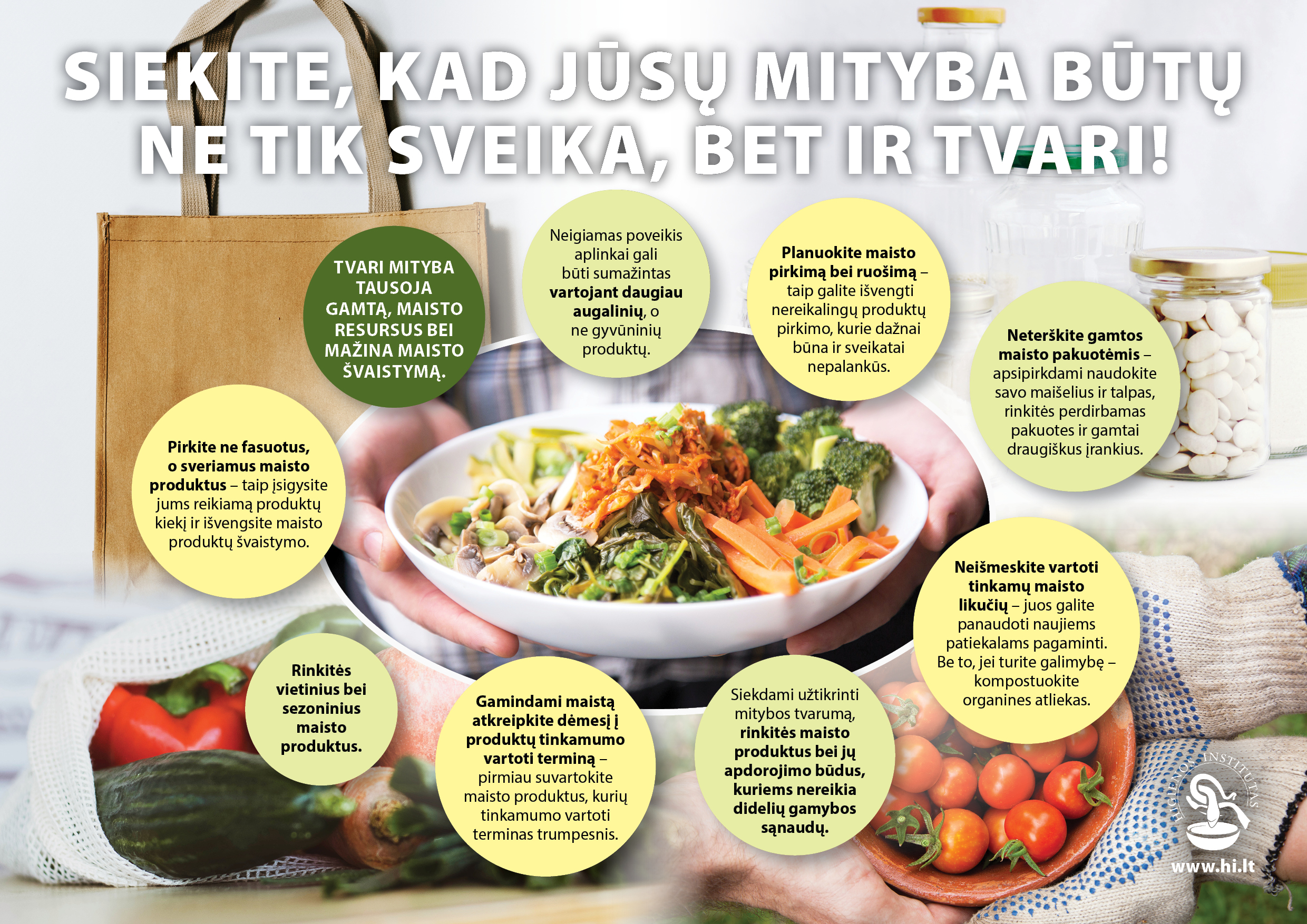 Sveikatai palanki mityba - Higienos institutas